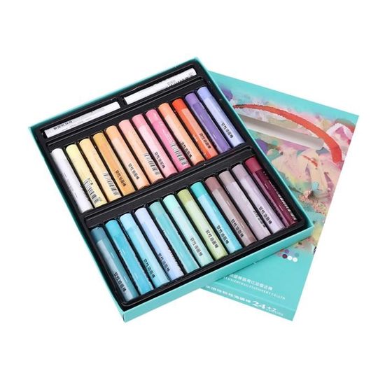 Shipenophy Bâton de peinture à l'huile 24+2 oil paint sticks Soft oil ...