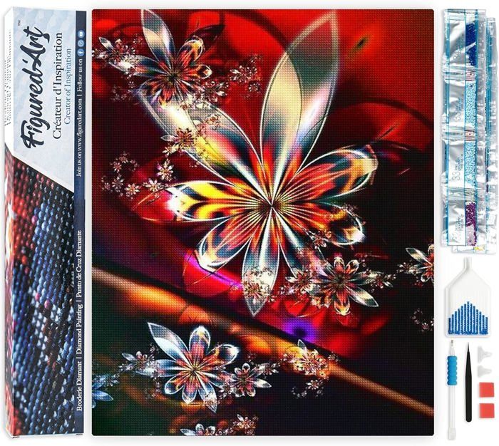 Figured‘Art Diamond Painting Broderie Diamant 40X50Cm Toile Entière ...