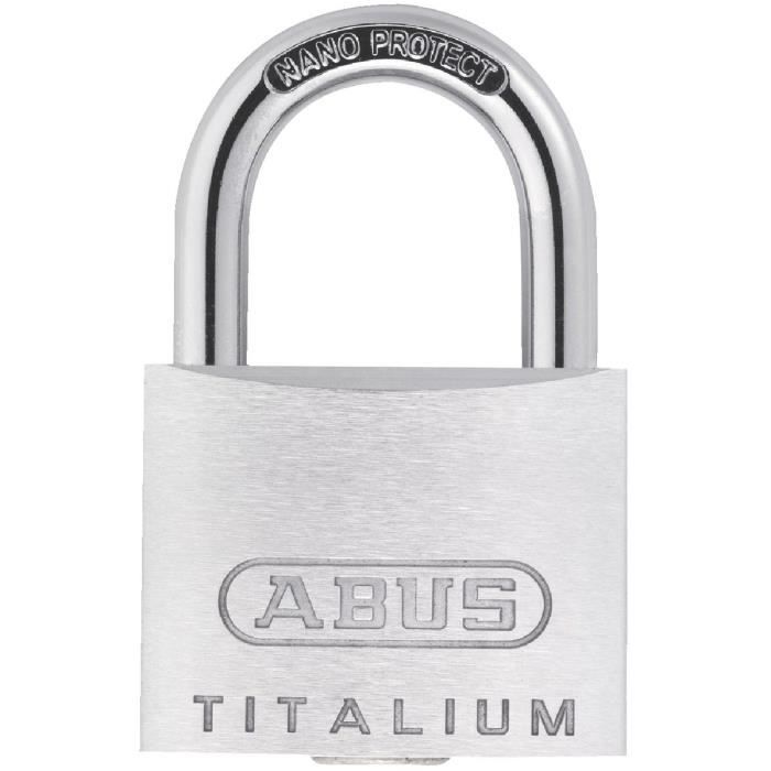 Cadenas en aluminium Titalium™ série 64 TI Abus - Longueur 60 mm - Cdiscount Bricolage