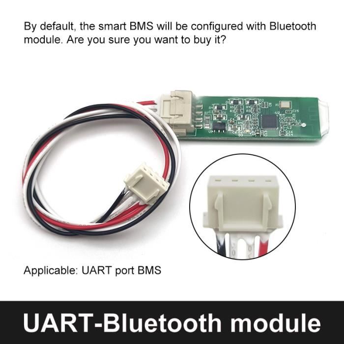 Port 2 du module BT--Accessoires Bms 3s-24s Qucc, Module Bluetooth ...