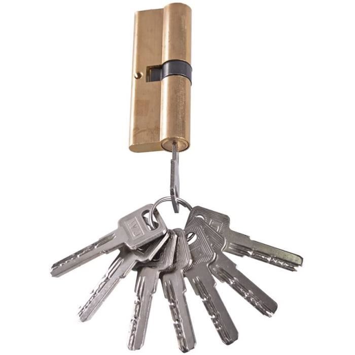 Barillet De Porte Copper AB Lock Core 90mm Cylindre AB Touche Antivol ...