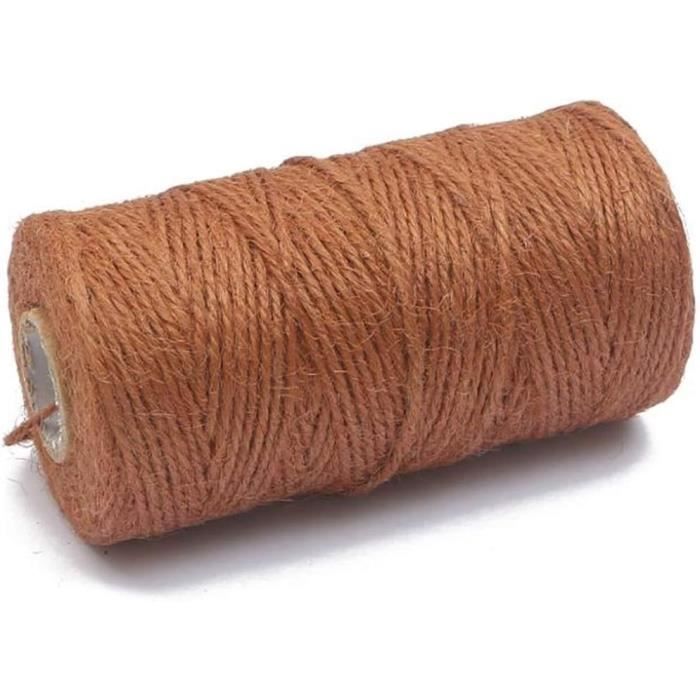 Cqinju-Ficelle De Jardin 100M Natural Buckap Jute Jute Coloré Cordon De ...