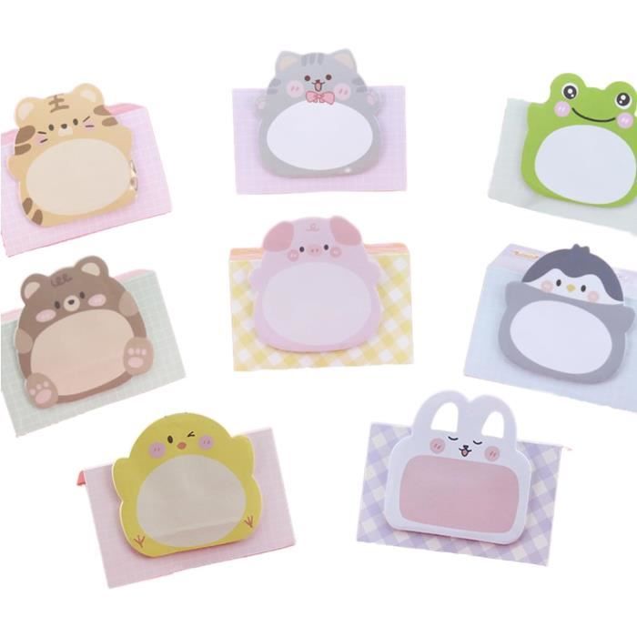 Sticky Notes Cute Sticky Notes Kawaii Sticky Notes Animale Mini Notes ...