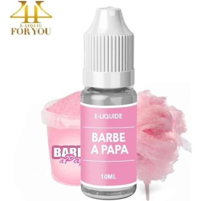 E-liquide pas cher - 10 ML saveur BARBE A PAPA sans nicotine - Marque ...