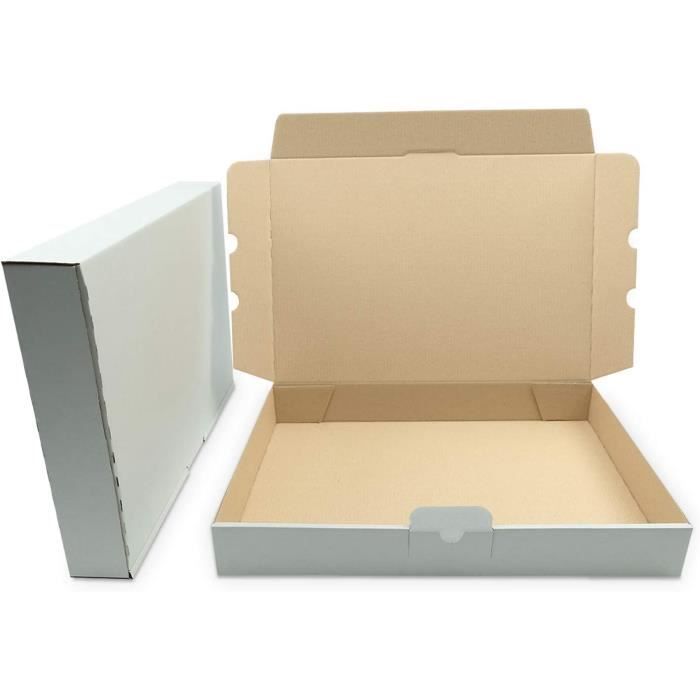 Verpacking i Format MB-5 Lot de 100 cartons d'expédition Pliables Blanc ...