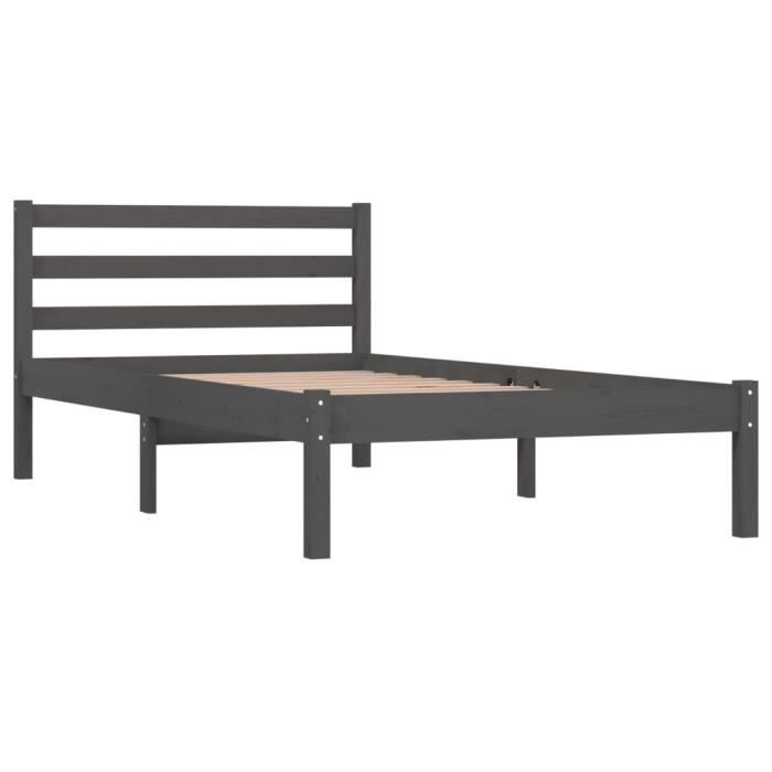 SVP- MODERNE Cadre de lit pour Adulte Enfant Sommier à Lattes - Bois de ...