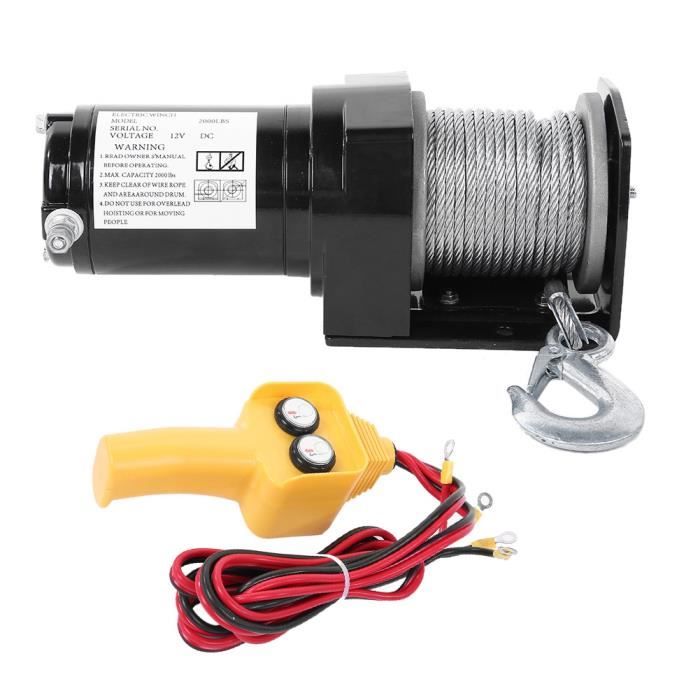 Treuil électrique 12V 2000LB avec télécommande outil HB036 - Cdiscount ...