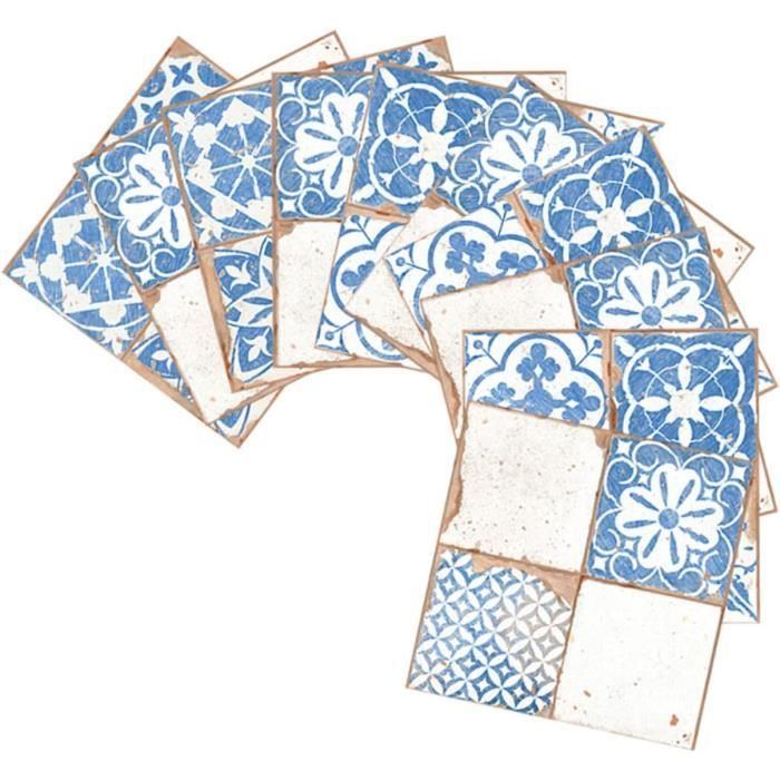 10 Pièces Autocollant Mural Peler Et Coller Papier Peint Décoratif Pour ...
