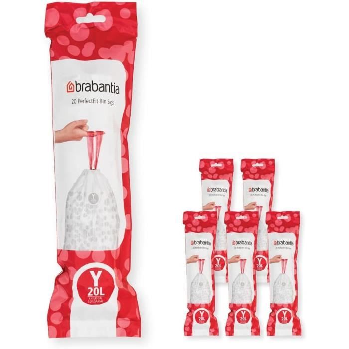 Sacs Poubelle Perfectfit Multipack (Code Y - 20L), Ultra Résistant ...