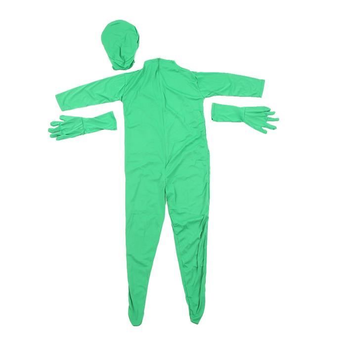 SUC-Screens Suit, Split Design Green Screen Bodysuit with Zip for Photo ...