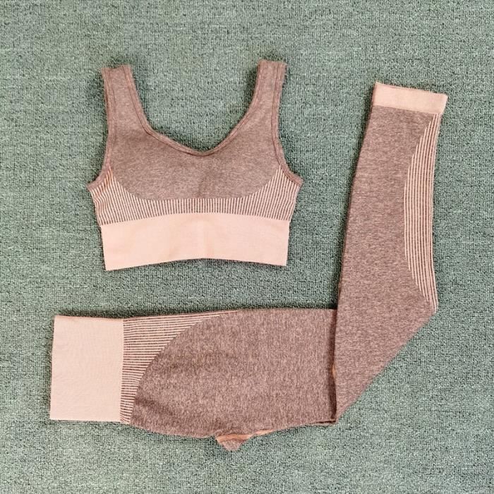 Textile Fitness Danse Ensemble De Yoga Sans Couture Femmes Ajustement