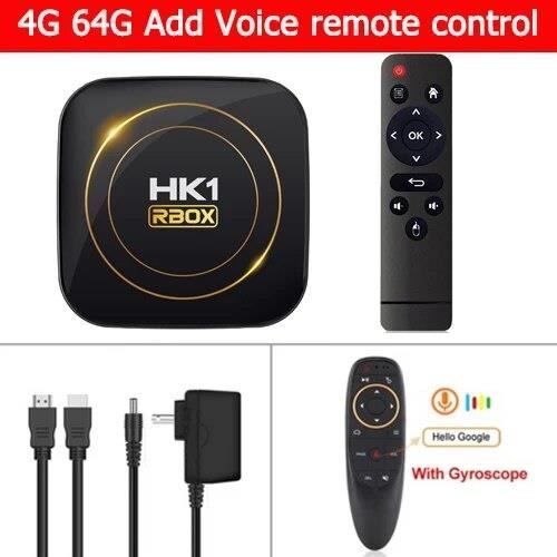 Boîtier Smart TV - RNCYN - HK1RBOX H8S - Android 12 - 4 Go RAM - 64 Go Stockage - 6K - Cdiscount ...