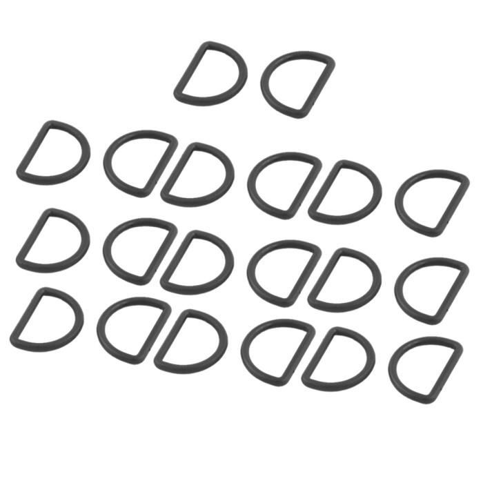 Sourcingmap Sangle en plastique en forme cartable Anneau boucle reliant ...