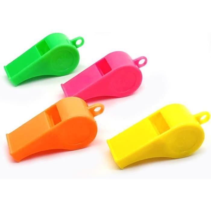 Sifflet pour Enfants, 30 sifflets avec lanière, sifflet d'entraîneur d ...