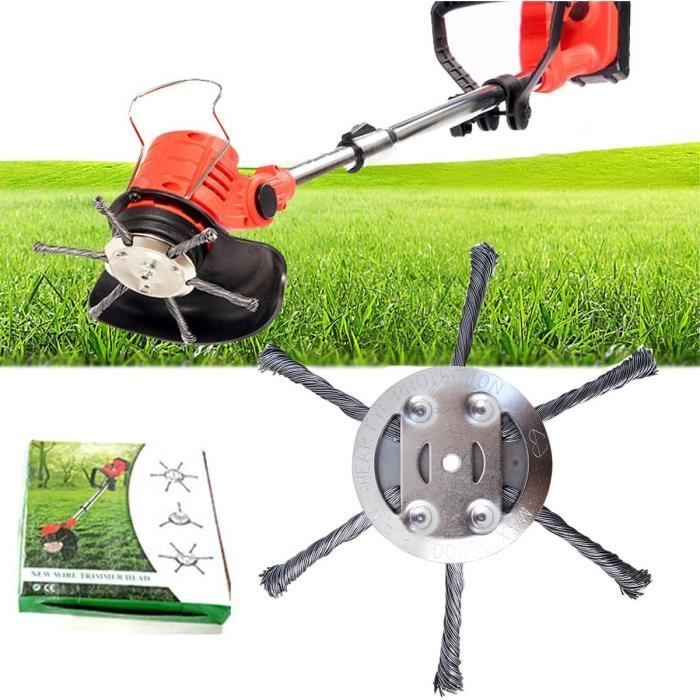 Coupe Bordure Brosses En Fil D'Acier, Debroussailleuse Electrique Accessoires, Pour Coupe ...