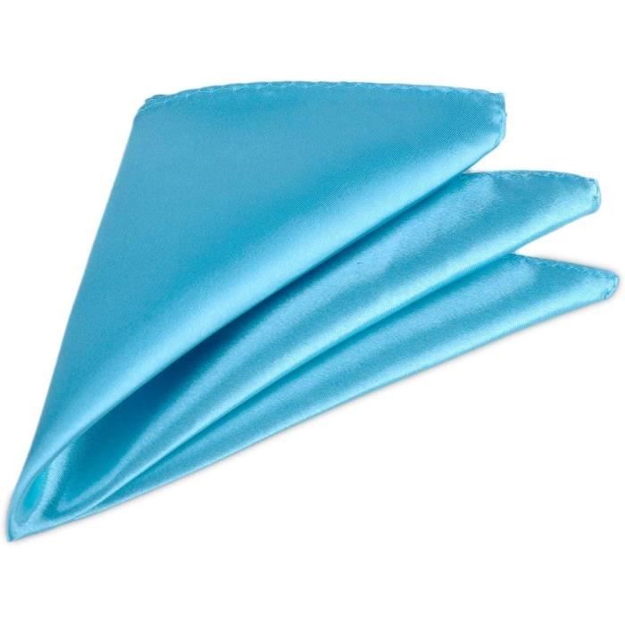 Trimming Shop Mouchoir en Satin, 23cm Carré Mouchoirs de Poche pour ...