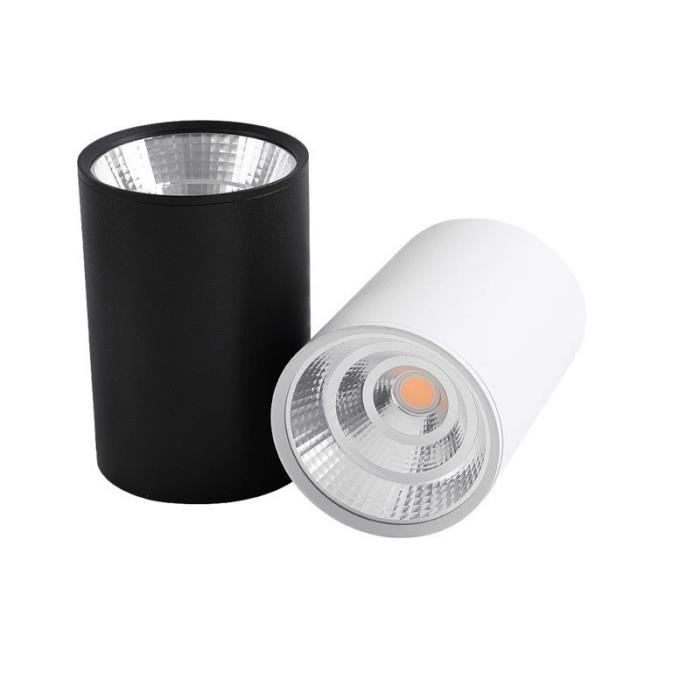 SPOTS,Blanc froid-20W-Black--Spot lumineux LED ultraléger avec ...