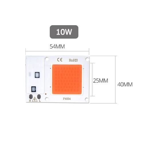 LAMPE DE CULTURE,10W-AC 220V--Lampe horticole de croissance Led COB, 220-110V, 20-30-50W ...