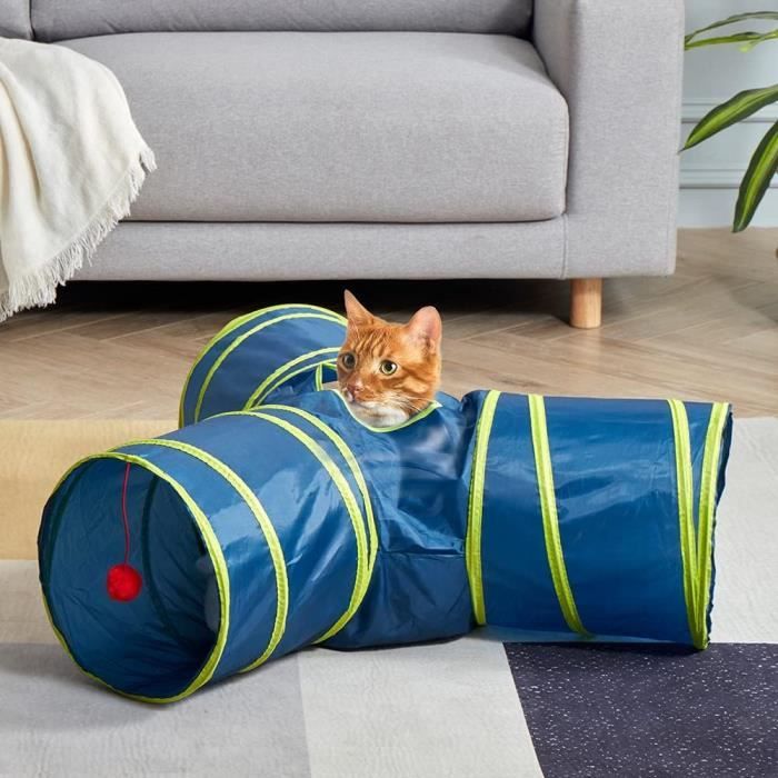 Chat Tunnels Pour Chats D‘Intérieur 3 Way Play Toy Kitty Tunnel Peek ...