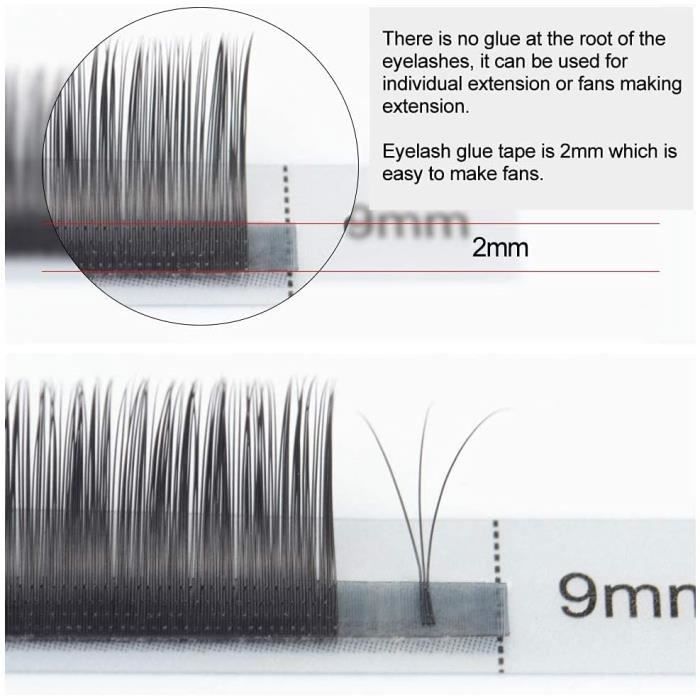 Extension de Cils Professionnel Laser Technologie Plus Durable et Leger ...