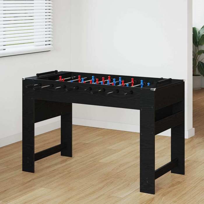 MOT10041-Table de Foosball Chêne noir 125 x 60,5 x 80 cm - Cdiscount ...