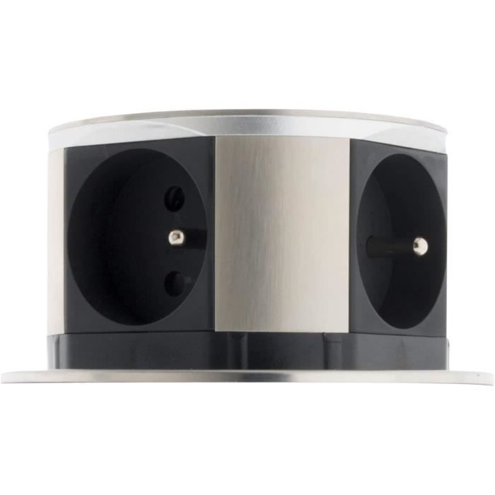 Bloc Multiprise Encastrable Compact 3 Prises 16A 2P+T & 2X Usbfinition ...