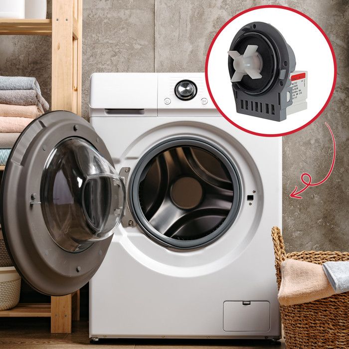 Pompe de vidange universelle askoll lave linge candy hoover 49016211 ...