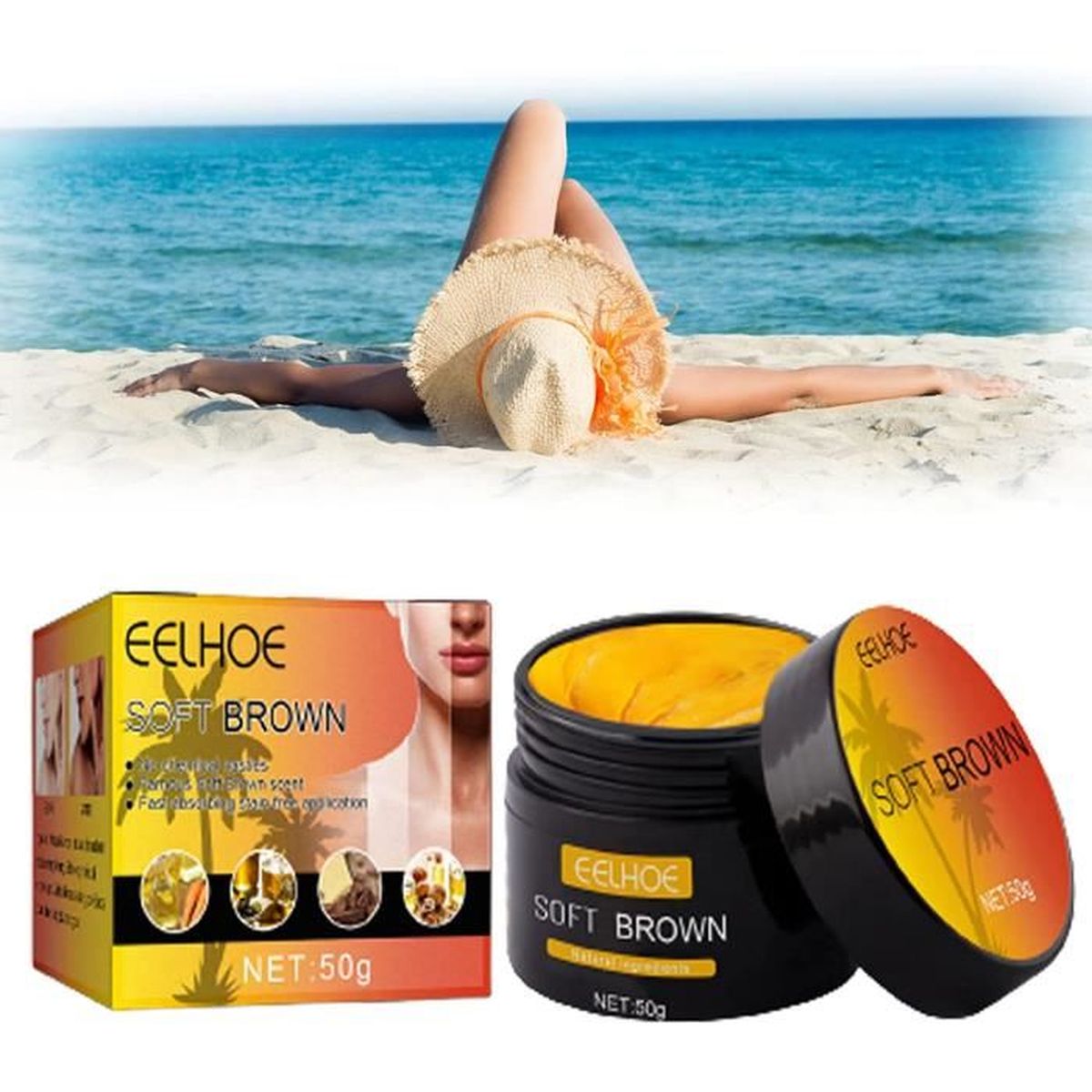 TanTastic Intensif Tanning Luxe Gel, Eelhoe Tanning, Soft Brown Tanning Gel, Eelhoe Tanning Gel ...