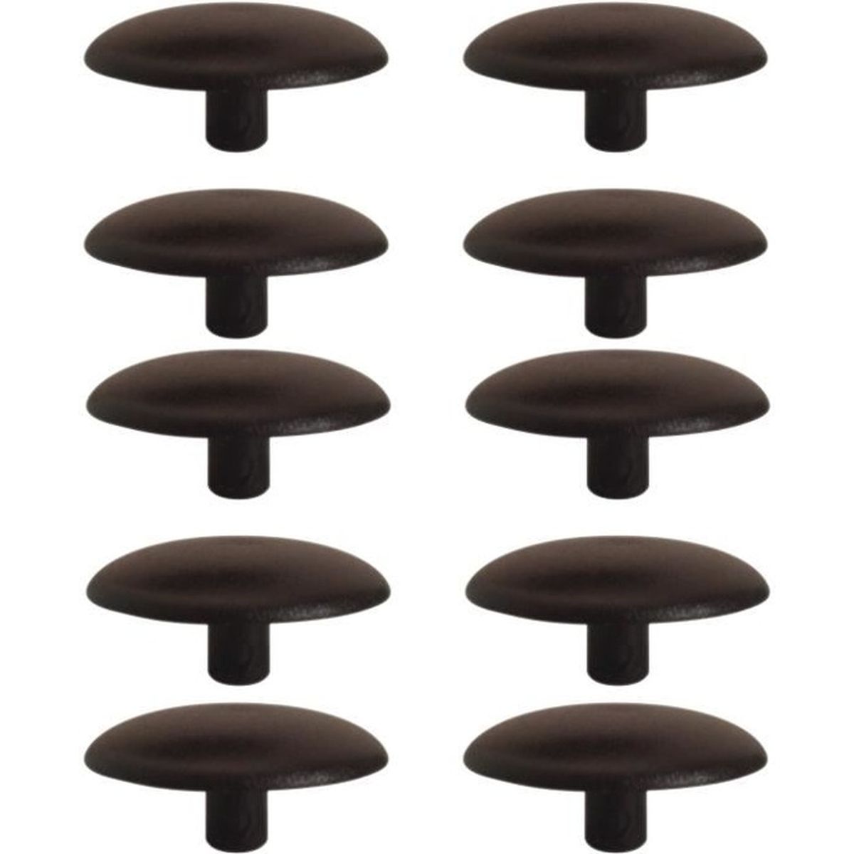 10 Cache vis plastique universel 12mm meuble cruciforme capuchon trou ...
