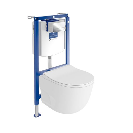 ViConnect H112 WC encastré avec panneau de commande + WC suspendu Roto ...