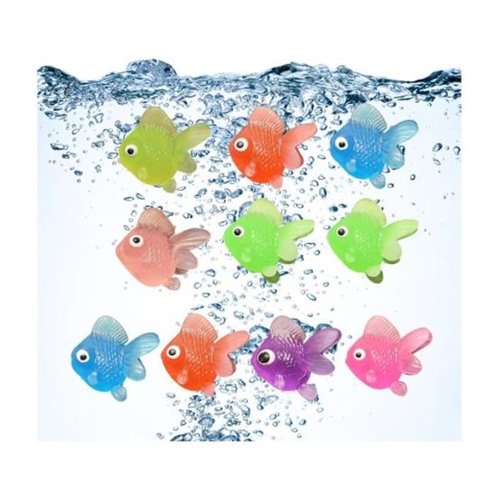 Mini Jouet Poisson - Poisson Rouge - Interactif - Réaliste - Décoration ...