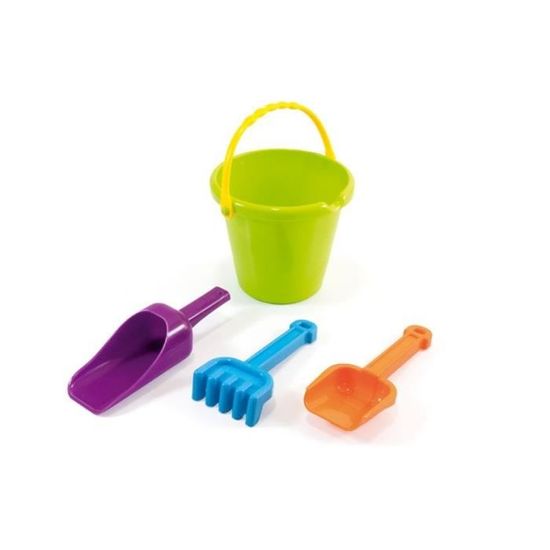 MINILAND Seau avec pelles - Enfant - Plastique - 19 cm - Cdiscount Jeux ...