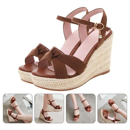 Sandales à Talons Hauts 1Pair Pastorale Élégantes Creative Femmes ...