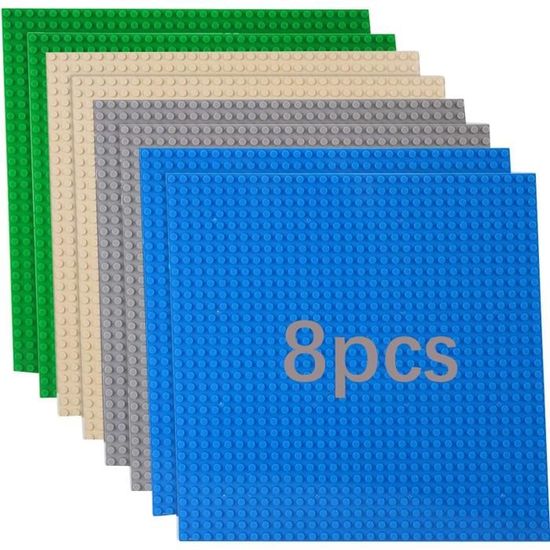 8 Multicolore Base Lego Classic Compatible La Plaque De Base, Jeu De ...