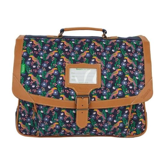 Tann's - Cartable 38cm "Gabrielle" bleu - 10564 Bleu et marron ...