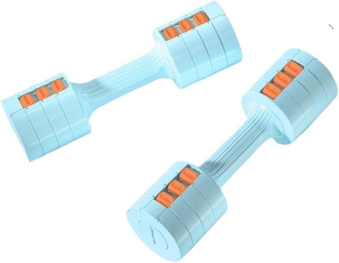 Blue Haltere Musculation EAST MOUNT Haltères à Main Réglables For ...