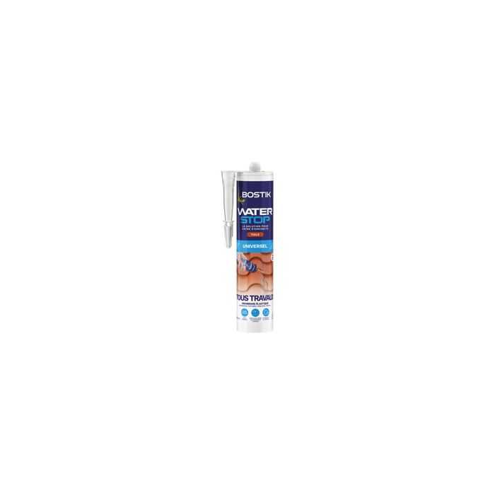 Mastic - BOSTIK - Waterstop tuile - 290ml - Utilisation extérieure ...