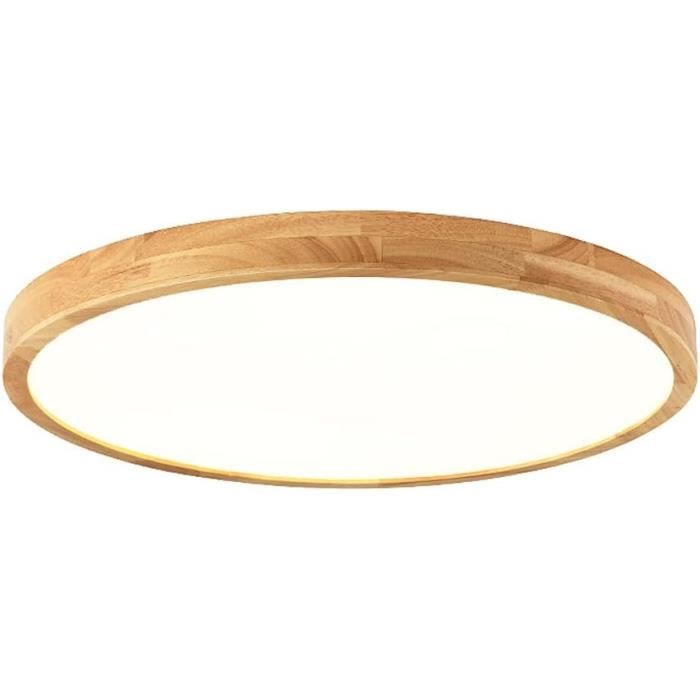 Plafonnier Japonais Rond En Bois, Plafonnier Intégré, Plafonnier À ...
