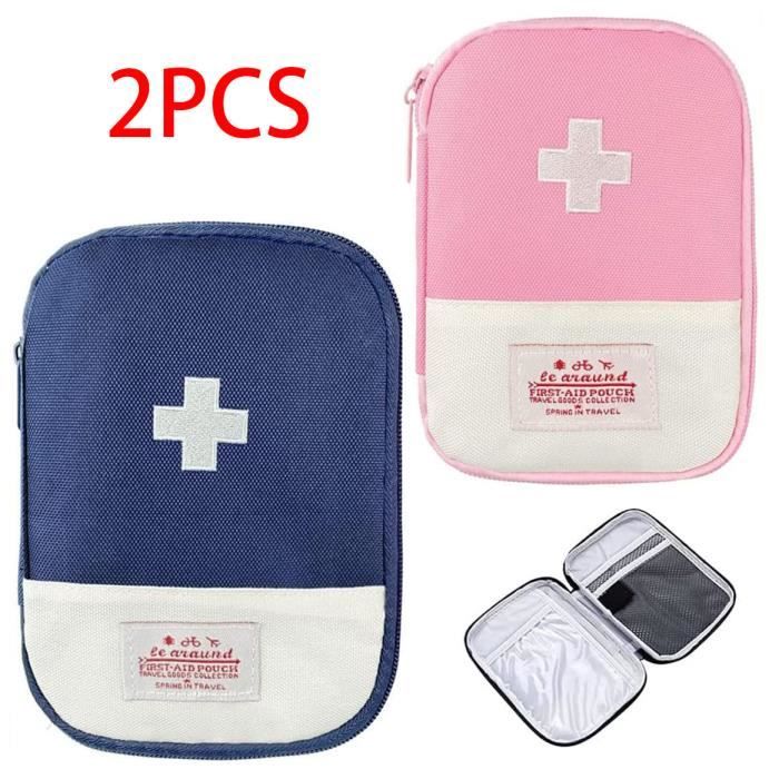 Trousse de Secours,Sac de Rangement de Médicaments,Boîte Médicale Portable,Trousse de Premiers ...