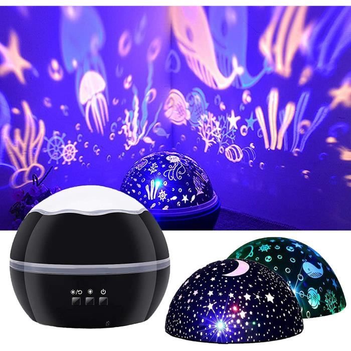 Enfant Veilleuse Projecteur Étoile Ciel Océan Poisson Dauphin ...