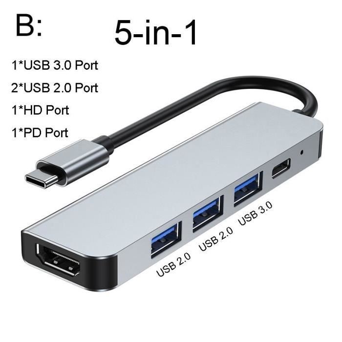 Computer Docking Station D'accueil Usb C Adaptateur Multiport USB C ...