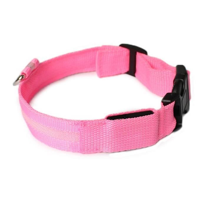Collier de chien à lumière LED, poignées amovibles, chargement USB ...