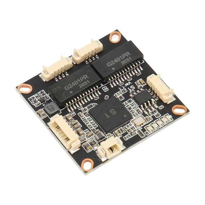 Module Switch 100m 4 Ports Auto Adaptatif Auto Mdi Mdix Auto Négociation Ethernet Cdiscount