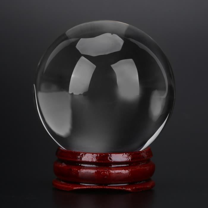 Fdit sphère de quartz 1 PC 50 MM boule de cristal de Quartz artificiel ...