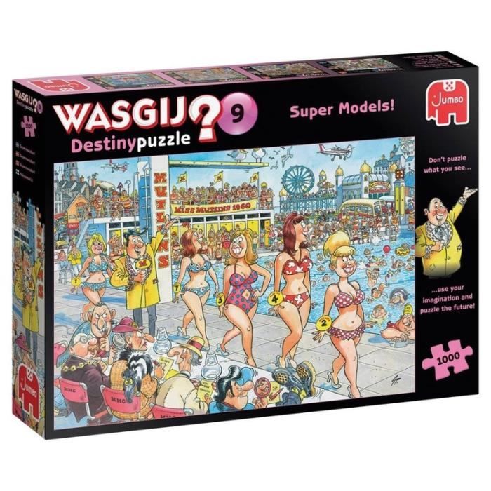 Puzzle JUMBO WASGIJ DESTINY - SUPER MODELS9, 1000 PC - Cdiscount Jeux - Jouets