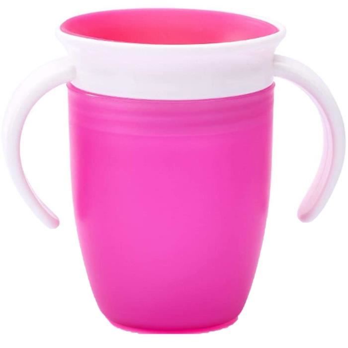 Cup Tasse À Boire Pour Enfants 360 ° Anti-Étouffement Bébé Avec Poignée ...