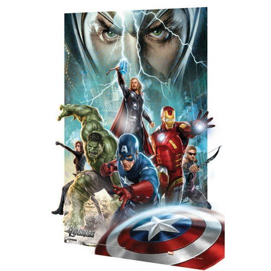 AVENGERS - Marvel - Poster PVC effet 3D Heroes … - Cdiscount Maison