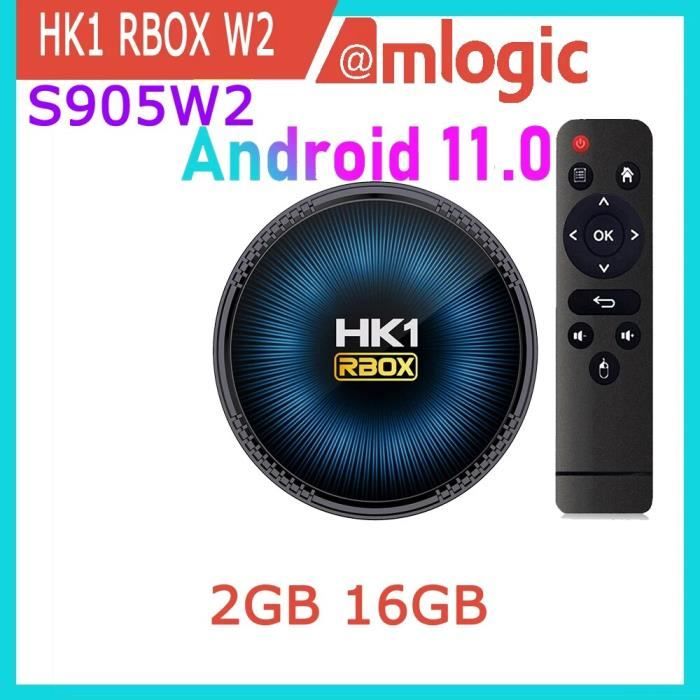 Boîte de télévision - RNCYN - HK1 RBOX W2 - Android 11 - Amlogic S905W2 ...