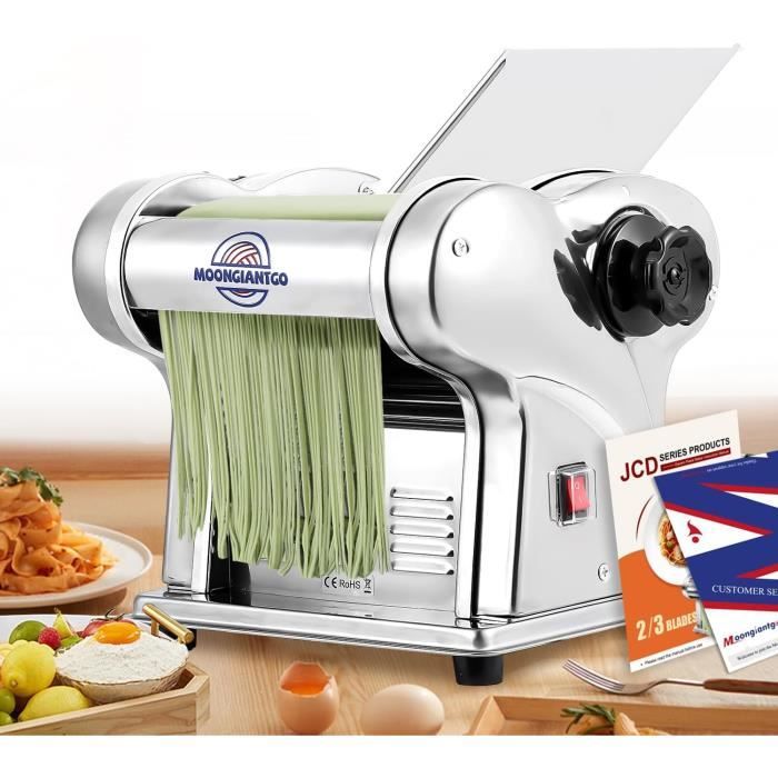 Machine À Pâtes Électrique, Pate Fraiche Machine, Acier Inoxydable ...