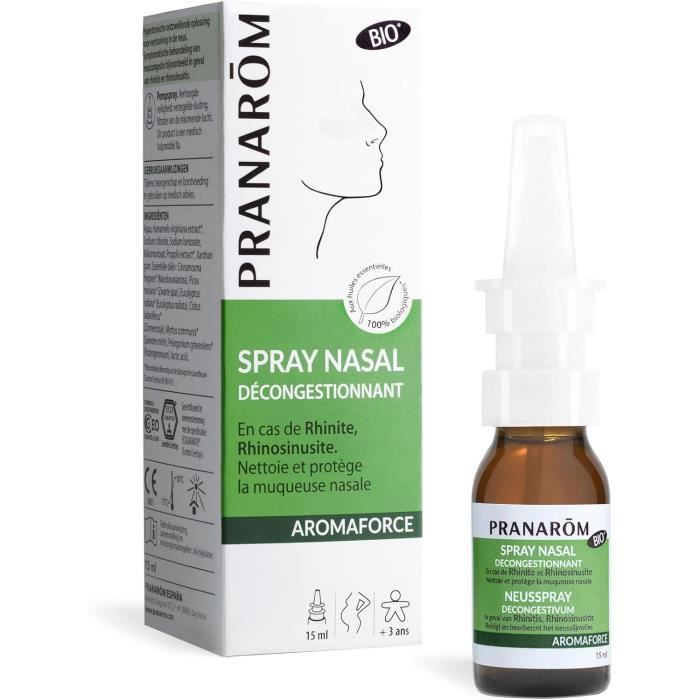 Aromaforce Spray Nasal Décongestionnant Aux Huiles Essentielles Bio ...